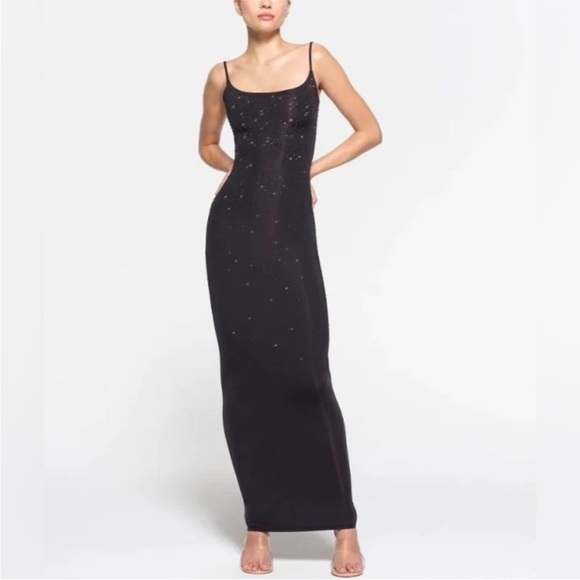 SKIMS | Dresses | Skims X Swarvoski Jelly Sheet Cami Dress | Poshmark